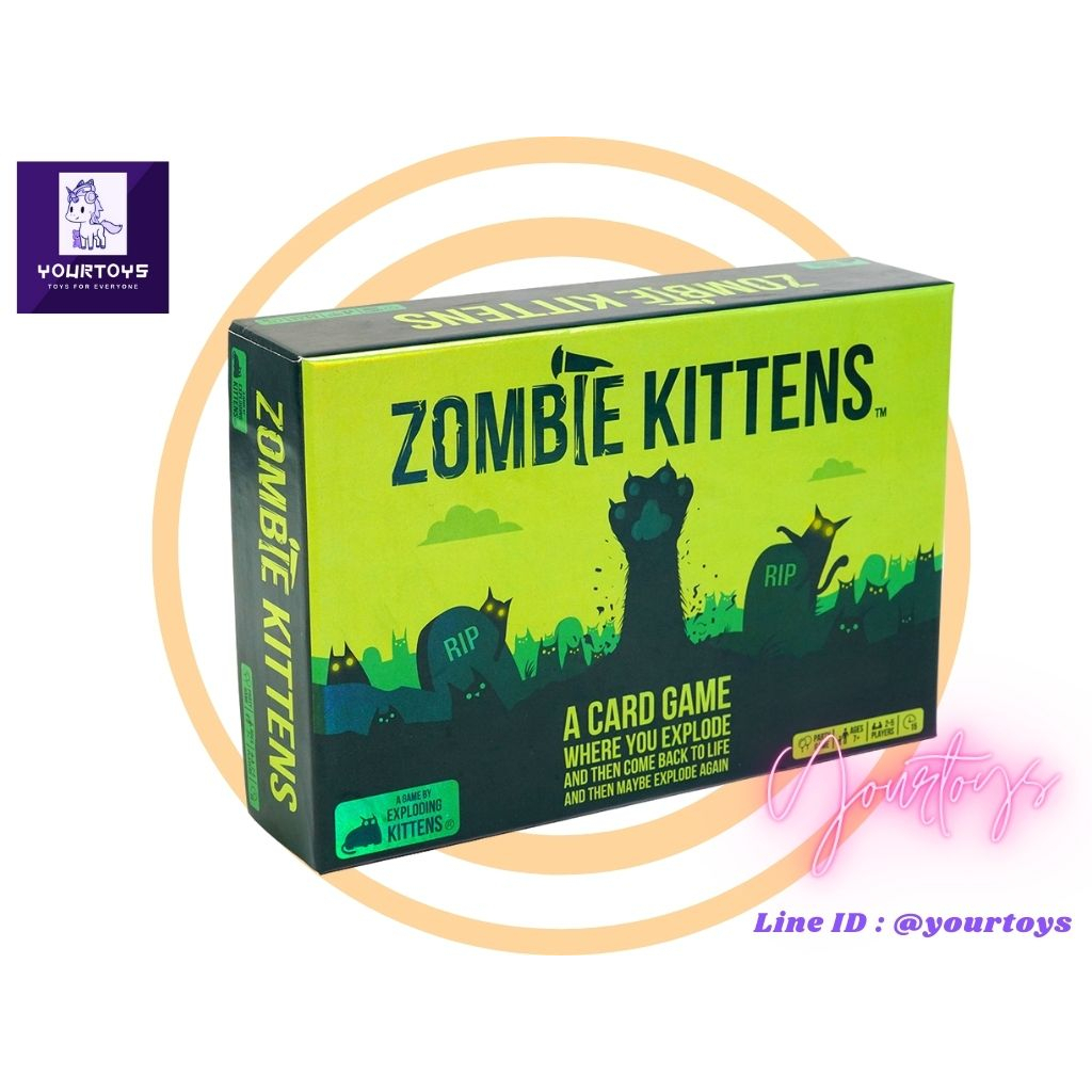 Exploding Kittens : Zombie Kittens Board Game เหมียวระเบิด ภาคซอมบี้ ...