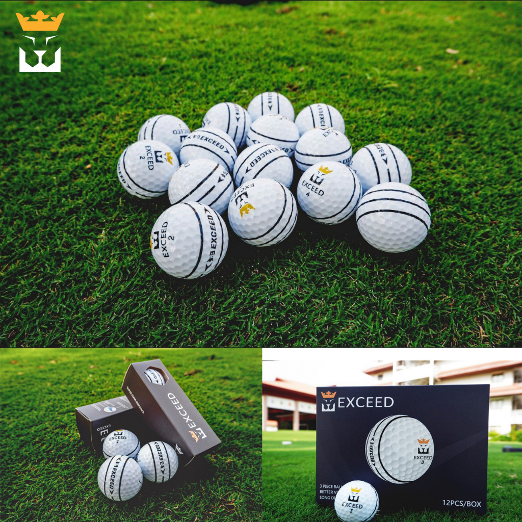 [11GOLF] ลูกกอล์ฟ ลูกพัตต์ GOLF BALL EXCEED HYPER SOFT 3-LAYERS ...