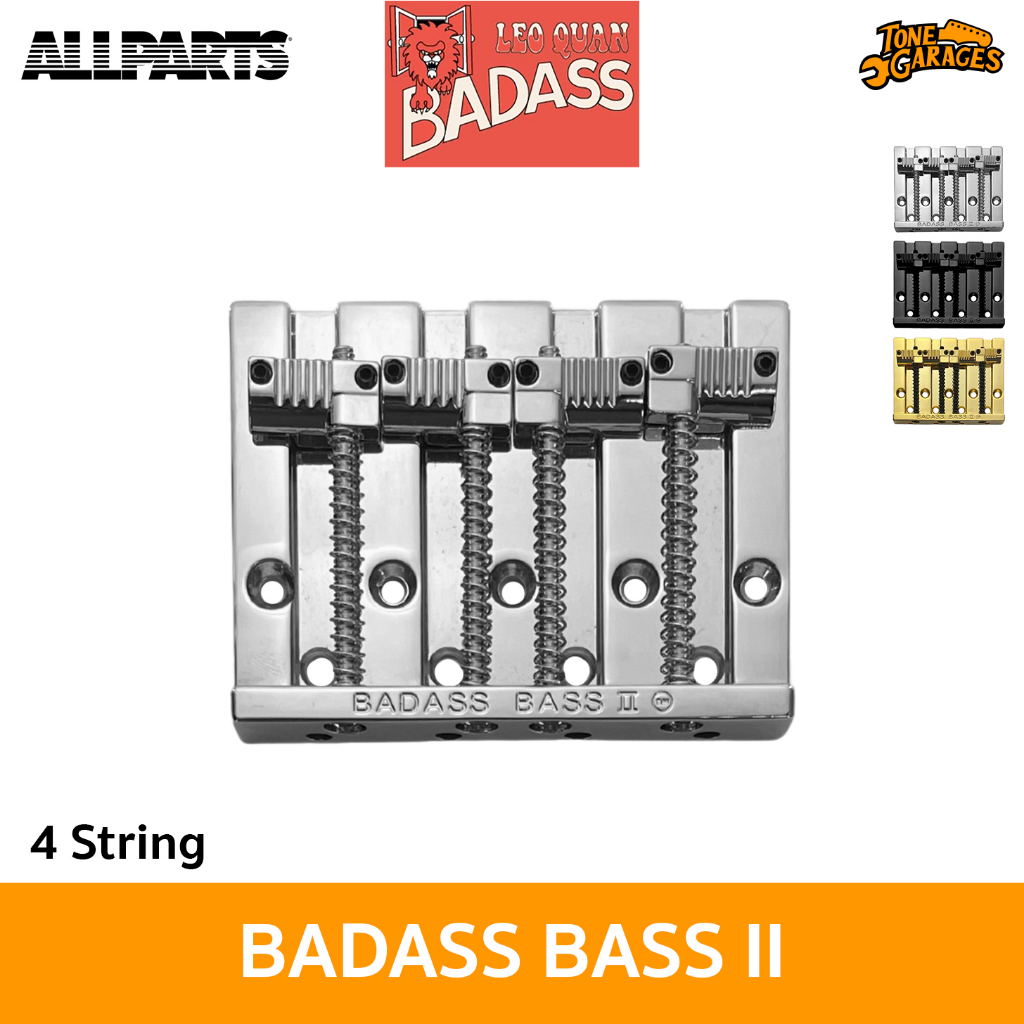 Allparts BADASS BASS II Bass 4 String Bridge for Fender หย่องเบส 4 สาย ...