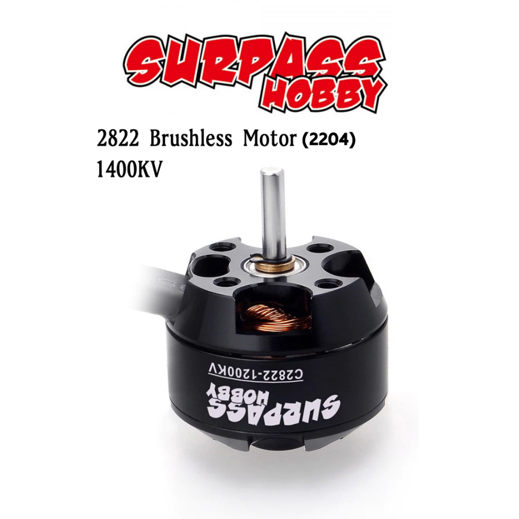 Motor Surpass 2822 1400KV (เทียบเท่า2205) อุปกรณ์ชุดไฟ Rc | Shopee Thailand