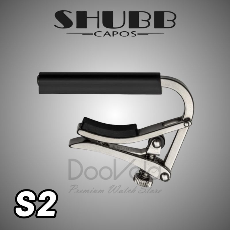 Shubb Capo S2 "Deluxe" คาโป้สแตนเลสสำหรับกีตาร์คลาสสิค กีตาร์สายไนลอน Made in USA | Shopee Thailand