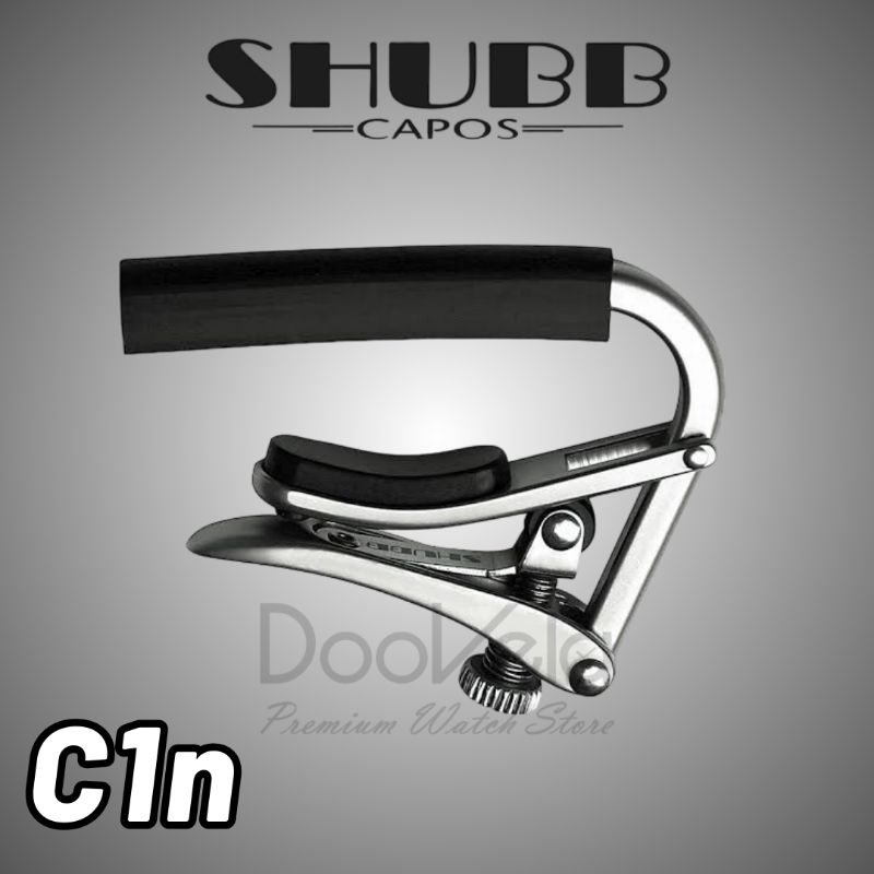 Shubb Capo C1n "Standard" คาโป้นิกเกิ้ลผิวด้าน ระบบโรลลิ่ง สำหรับกีตาร์โปร่ง กีตาร์ไฟฟ้า ...