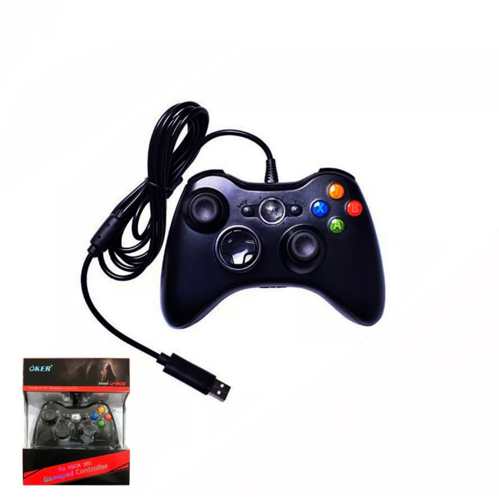 จอยUSB Xbox / PC / Notebook OKER U306 ★รับประกัน 1ปี ★ส่งไว | Shopee ...