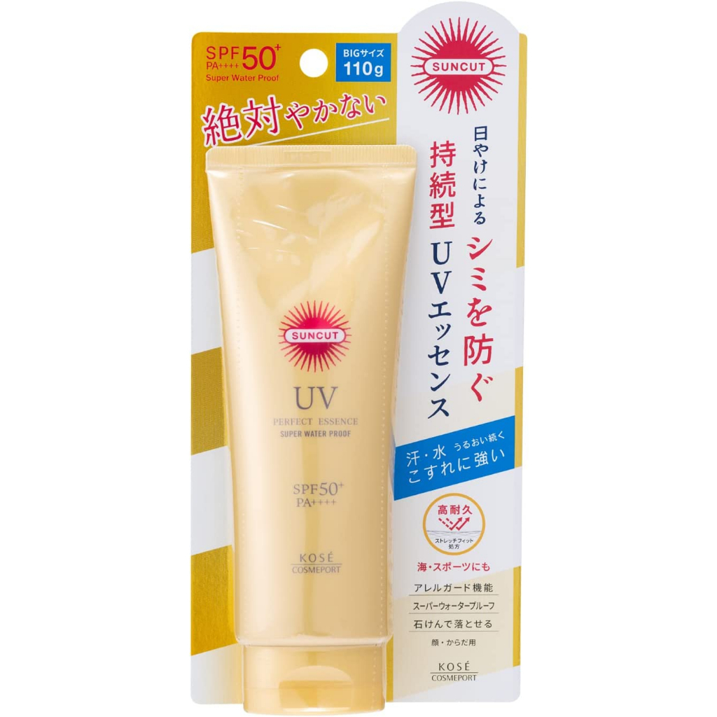 Kose Suncut Perfect Uv Protect Gel Spf 50+ PA++++ / 110g.กันแดด เอสเซนต์ หลอดใหญ่ | Shopee Thailand