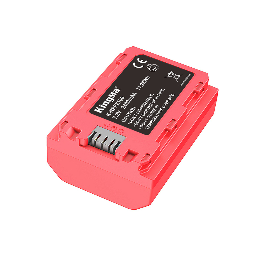 KingMa 2400mAh fully decoded NP-FZ100H high power rechargeable camera ...