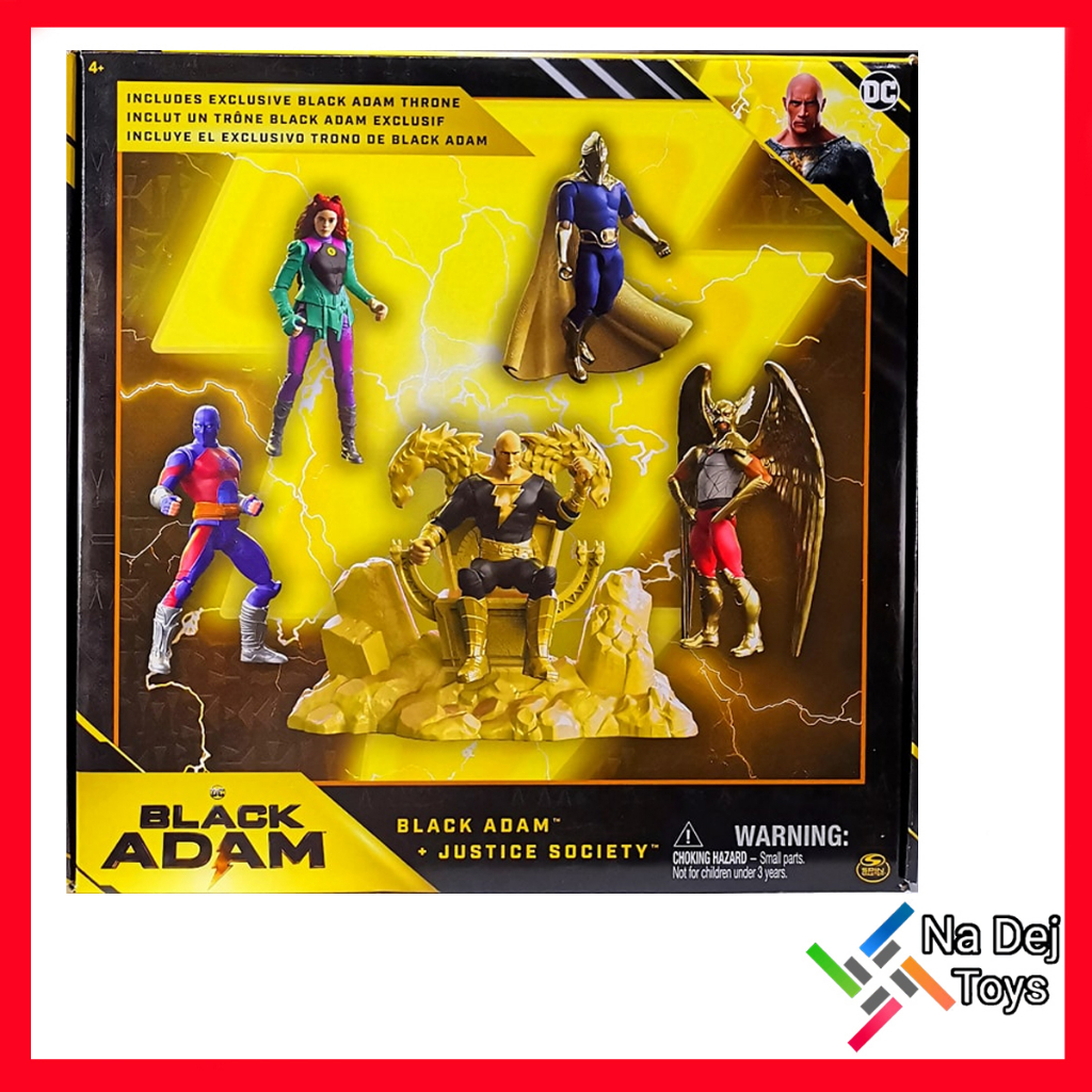 Black Adam & Justice Society Set Spin Master Figure แบล๊ค อดัม & จัซติซ ...