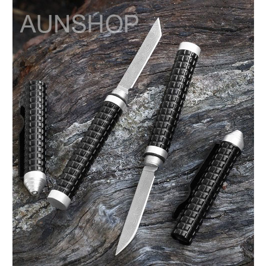 P54 มีดตรงขนาดเล็ก มีดกลางแจ้ง Creative Mini Pen Knife มัลติฟังก์ชั่น ...