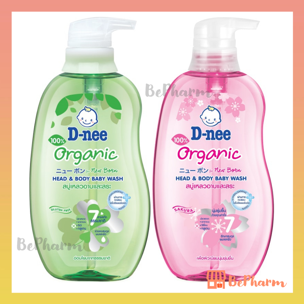 สบู่เหลวดีนี่ D-nee For Newborn Head&Body Baby Wash 380 ml สบู่เหลวอาบ ...