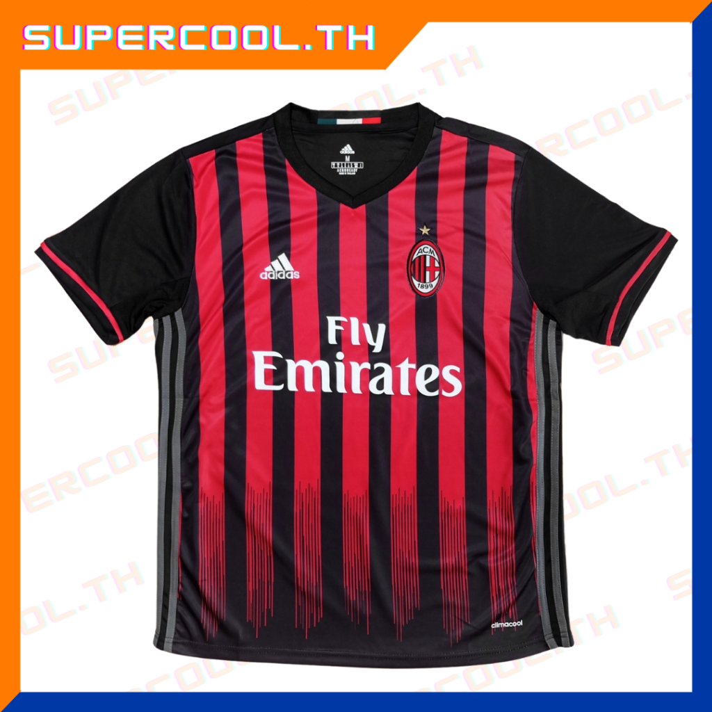 Ac Milan 2016/17 Home Jersey เสื้อเอซีมิลาน2016 เสื้อเอซีมิลานFly ...