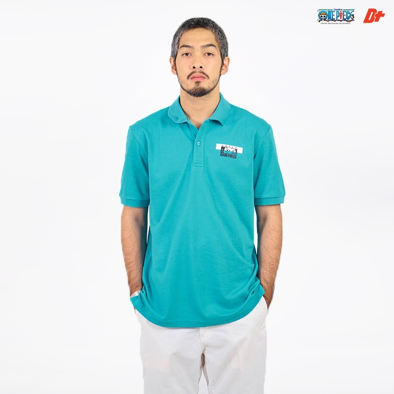 เสื้อโปโล ONE PIECE ลิขสิทธิ์แท้ 03OP-01BL [DT BKK OFFICIAL STORE] | Shopee Thailand