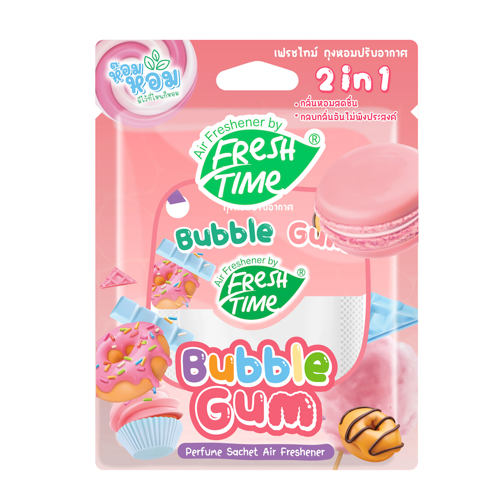 Freshtime X Chupa Chups ถุงหอมปรับอากาศ กลิ่นผลไม้ กลิ่นขนม กลิ่นลูกอม ขนาด 9 กรัม | Shopee Thailand