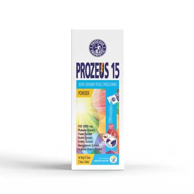 PROZEUS 15 (5/10/30 ซอง) Probiotics โพรไบโอติกแบคทีเรีย 15 ชนิด รส ...