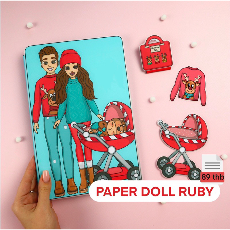 paper dollตุ๊กตากระดาษ(พร้อมส่ง) | Shopee Thailand