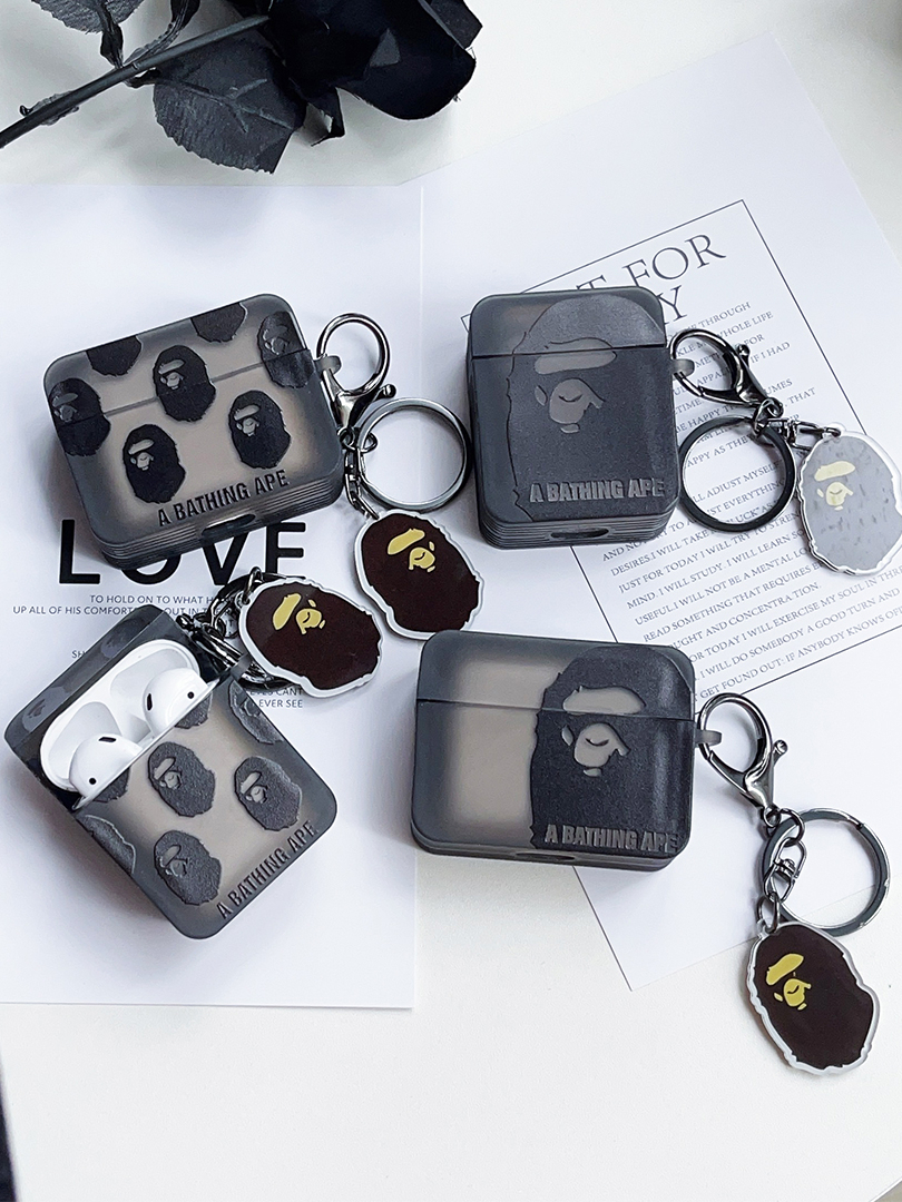 เคสแอร์พอด 3 Case Airpods pro2 case บัตรน้ำขึ้นน้ำลง ฮิพฮอพBape เคสหู ...