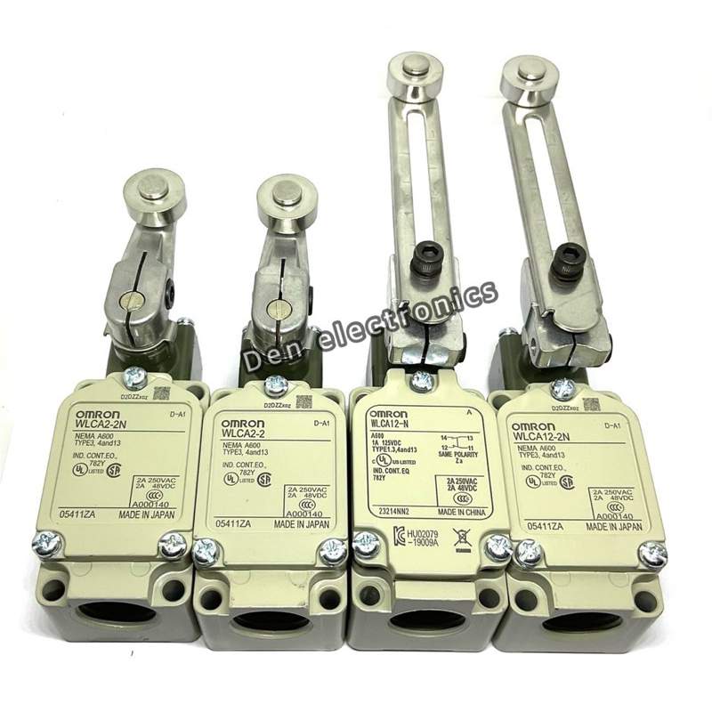 ลิมิต สวิตช์ Omron แท้ LIMIT SWITCH รุ่น WLCA2-N WLCA2-2N WLCA2-2 ...