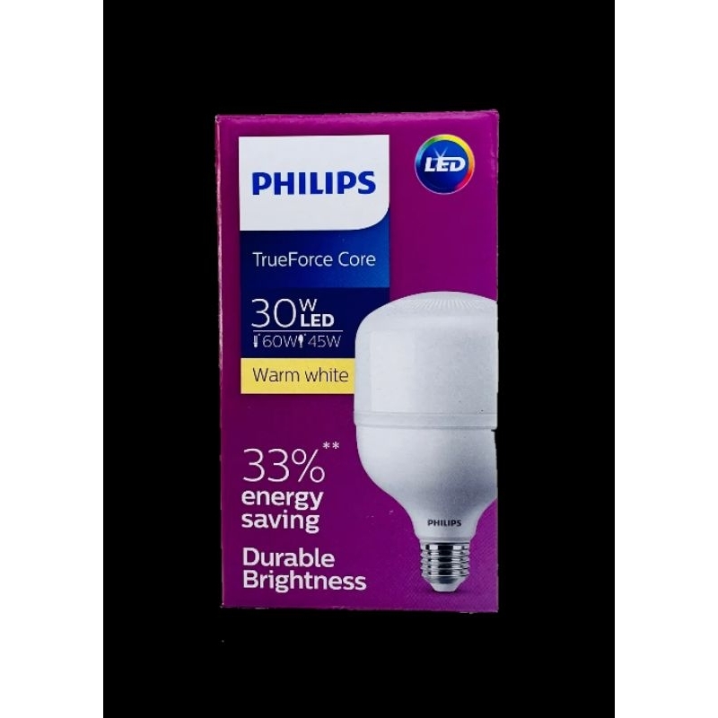 หลอดไฟฟิลลิปส์ แอลอีดี PHILIPS True Force ขนาด 30 วัตต์ E27 (แสงขาว,แสง ...