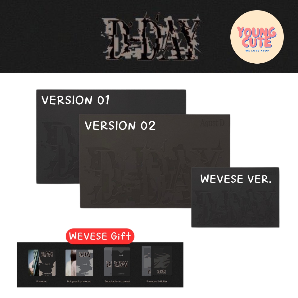 [พร้อมส่ง] BTS อัลบั้ม Agust D 'D-DAY' CD and Weverse Album (+ของแถม ...