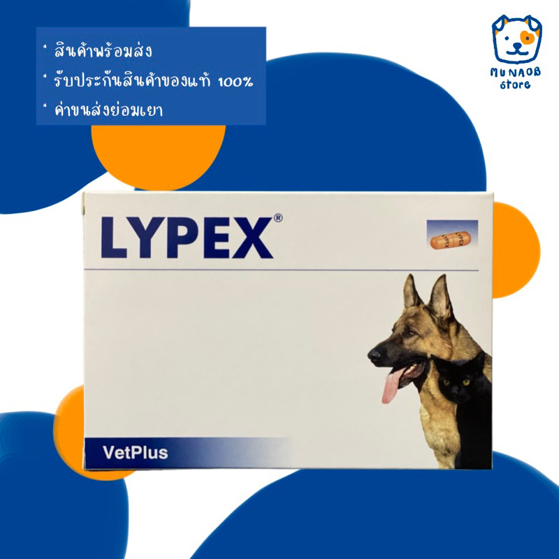LYPEX อาหารเสริมบำรุงตับอ่อน สำหรับสุนัข/แมว (หมดอายุปี 06/2025 ...