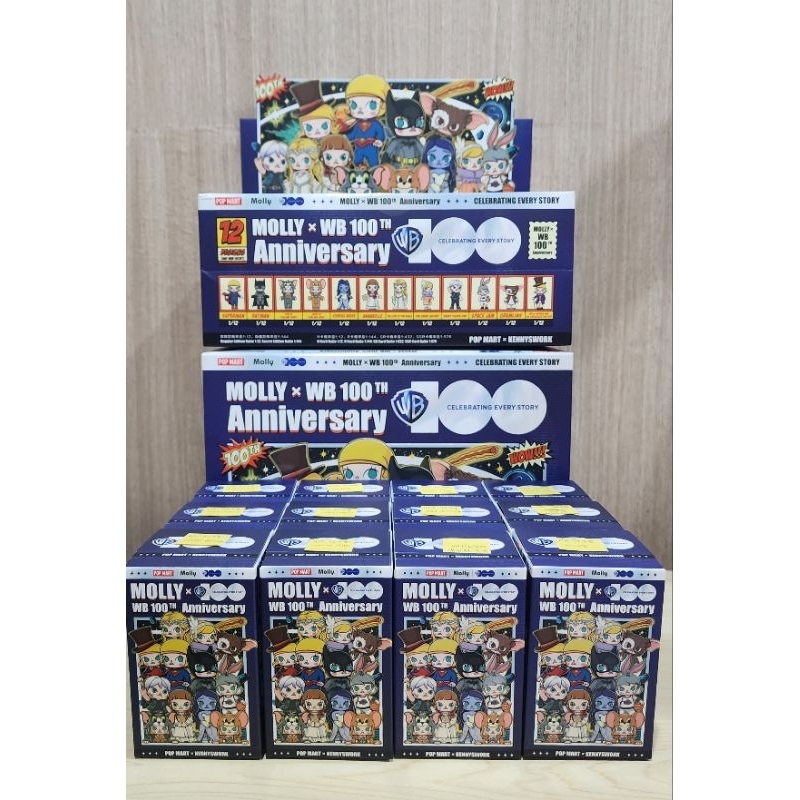 📣ไลฟ์สดมีคูปองส่วนลด📣เช็ดการ์ด POP MART Molly X Warner Bros 100th ...