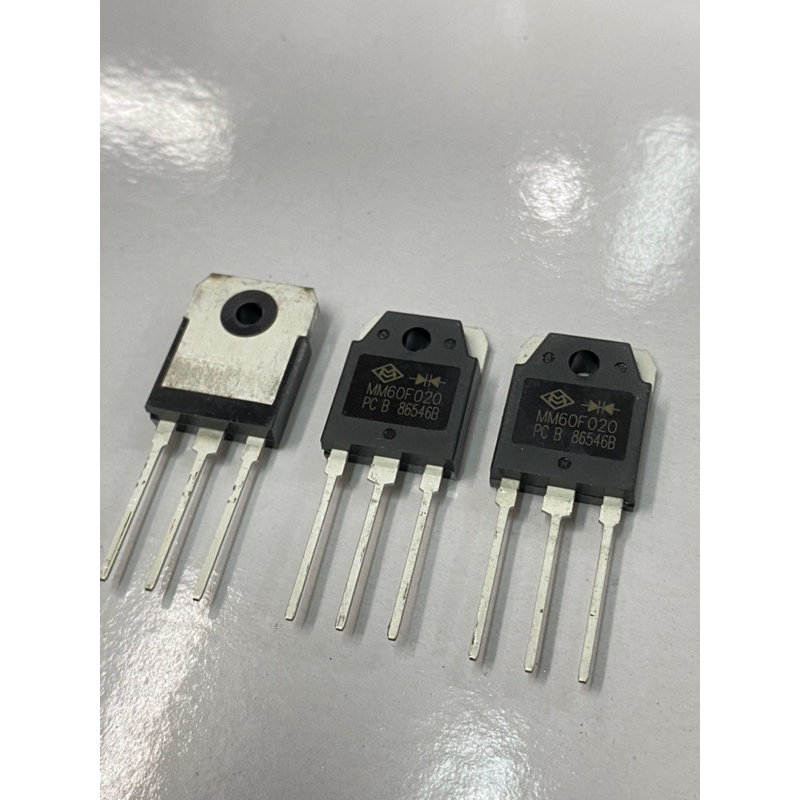 (แพ็ค1ตัว) MM60F020 Diode 60A 200V ไดโอต60A 200V แท้ใหม่พร้อมส่งในไทย ...