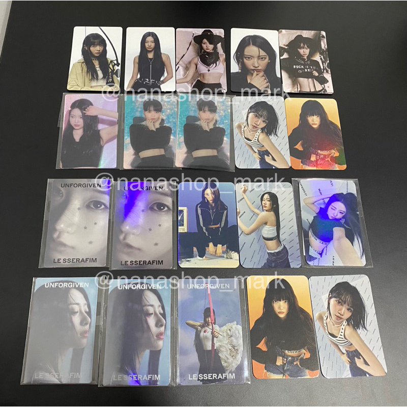 พร้อมส่ง 🌻 การ์ด Le sserafim - Antifragile/ UNFORGIVEN ALADIN M2 WEVERSE YES24 fearless MD ...
