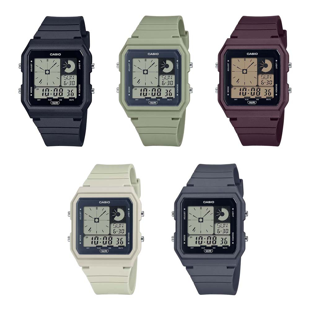 Casio Standard Digital นาฬิกาข้อมือผู้หญิง รุ่น LF-20,LF-20W (LF-20W-1A,LF-20W-3A,LF-20W-5A,LF ...