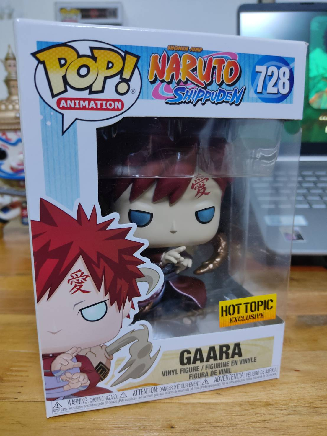 Funko Pop - Gaara #728 สี Metallic จากเรื่อง Naruto ของแท้ สติกเกอร์แท้ ...