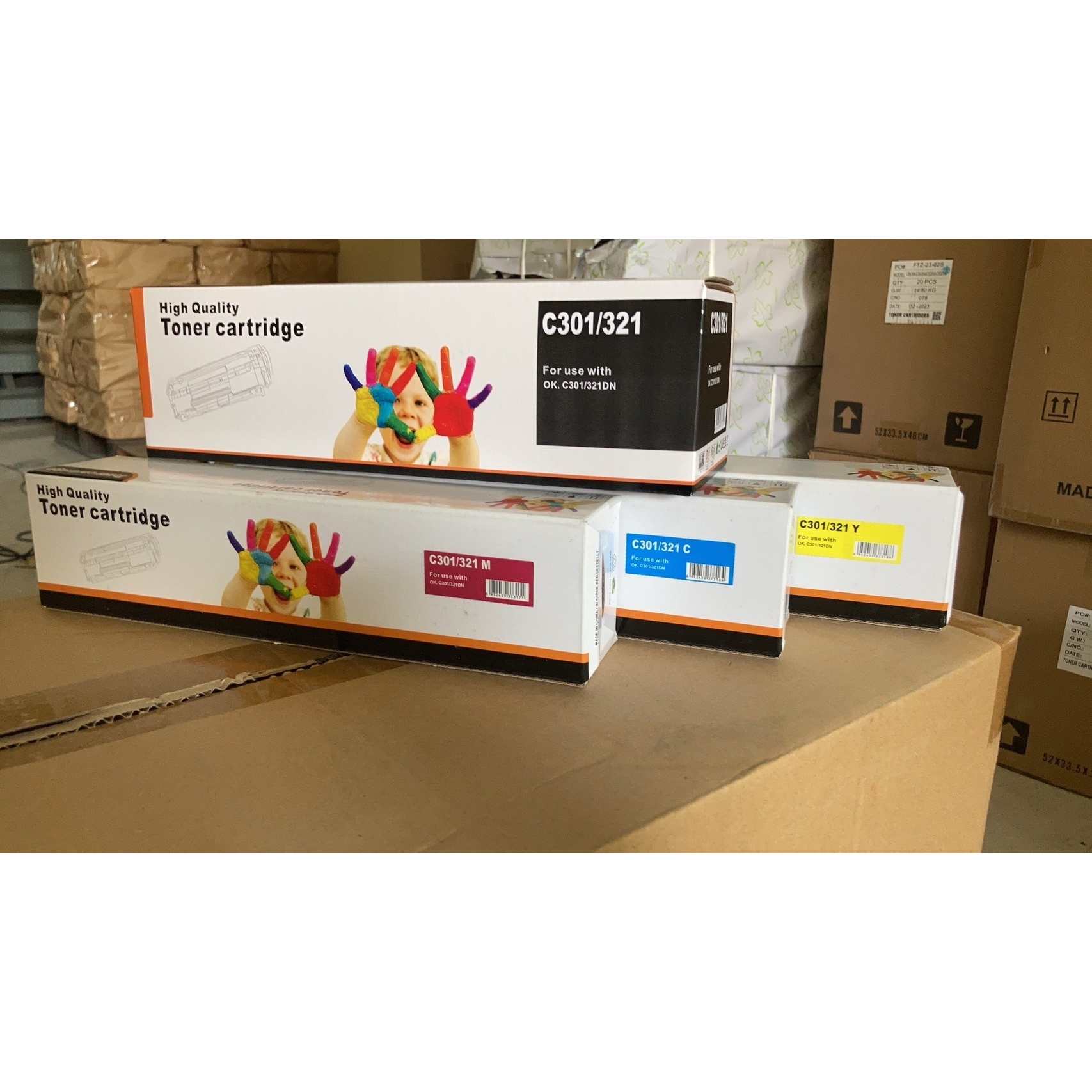 Toner หมึกเทียบเท่า OKI C301/ C321 สำหรับเครื่องพิมพ์OKI C301/ C321 ...
