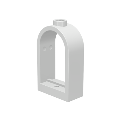 [Window] ชิ้นส่วนเลโก้ Lego Part Window 1 x 2 x 2 2/3 with Rounded Top ...