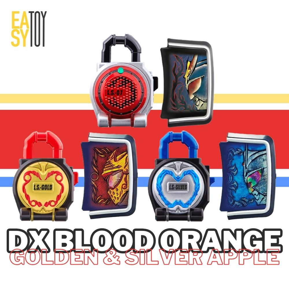 DX Blood Orange & Golden & Silver apple Lockseed เข็มขัดมาสไรเดอร์ไกมุ ...