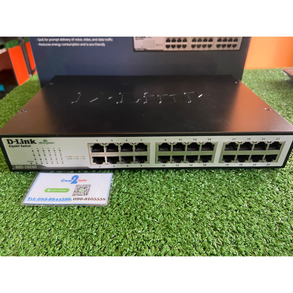 Gigabit Switching (สวิตซ์) D-LINK 24 PORTS DGS-1024D GIGABIT PORT (11 ...