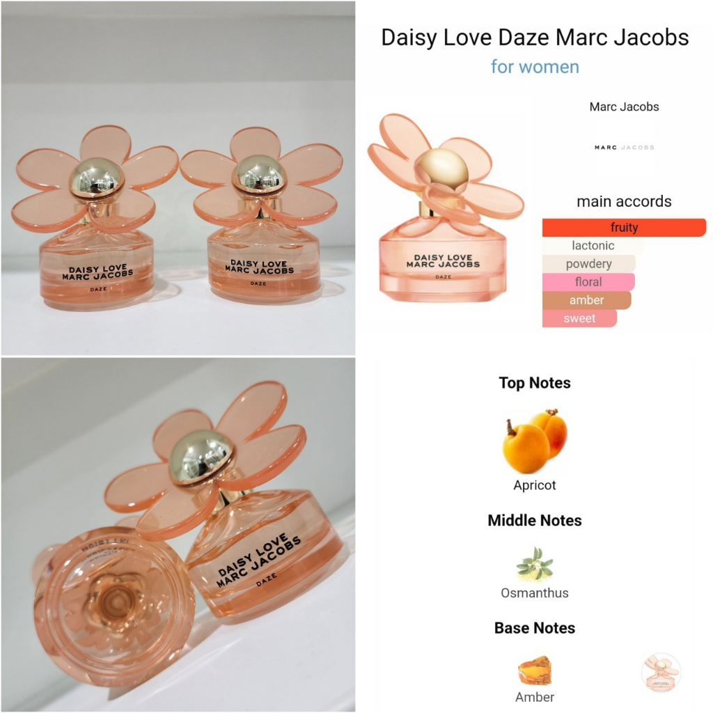 น้ำหอมแท้ MARC JACOBS Daisy Love Daze Eau de Toilette 50ml ไม่มีกล่อง ...