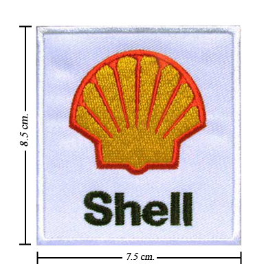อาร์มปัก Shell ตัวรีดติดเสื้อ อาร์มปักเชลล์ อาร์มรีดติดเสื้อ อาร์มโลโก้ ...