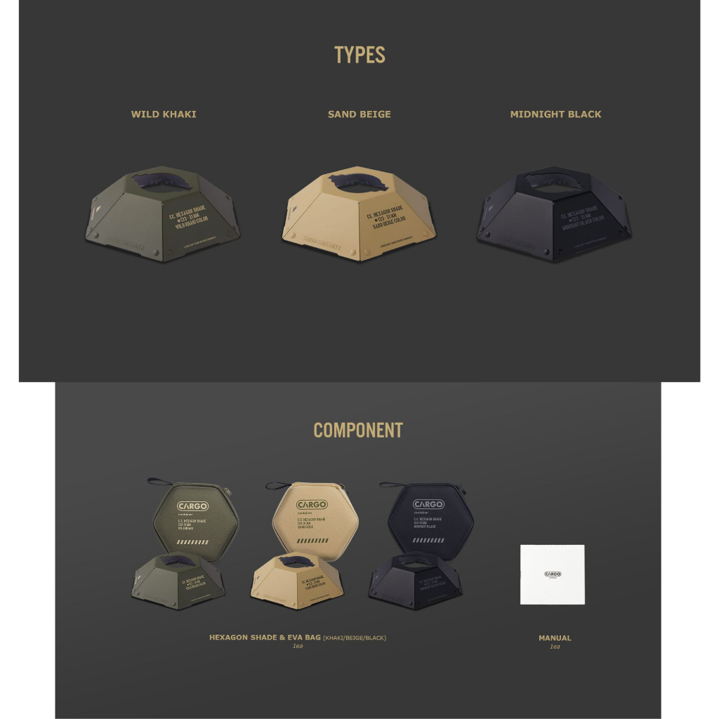 Hexagon Shade Cargo Container โป๊ะ โคมไฟ แฉ่ง ไฟคาโก้ พร้อมส่ง | Shopee ...