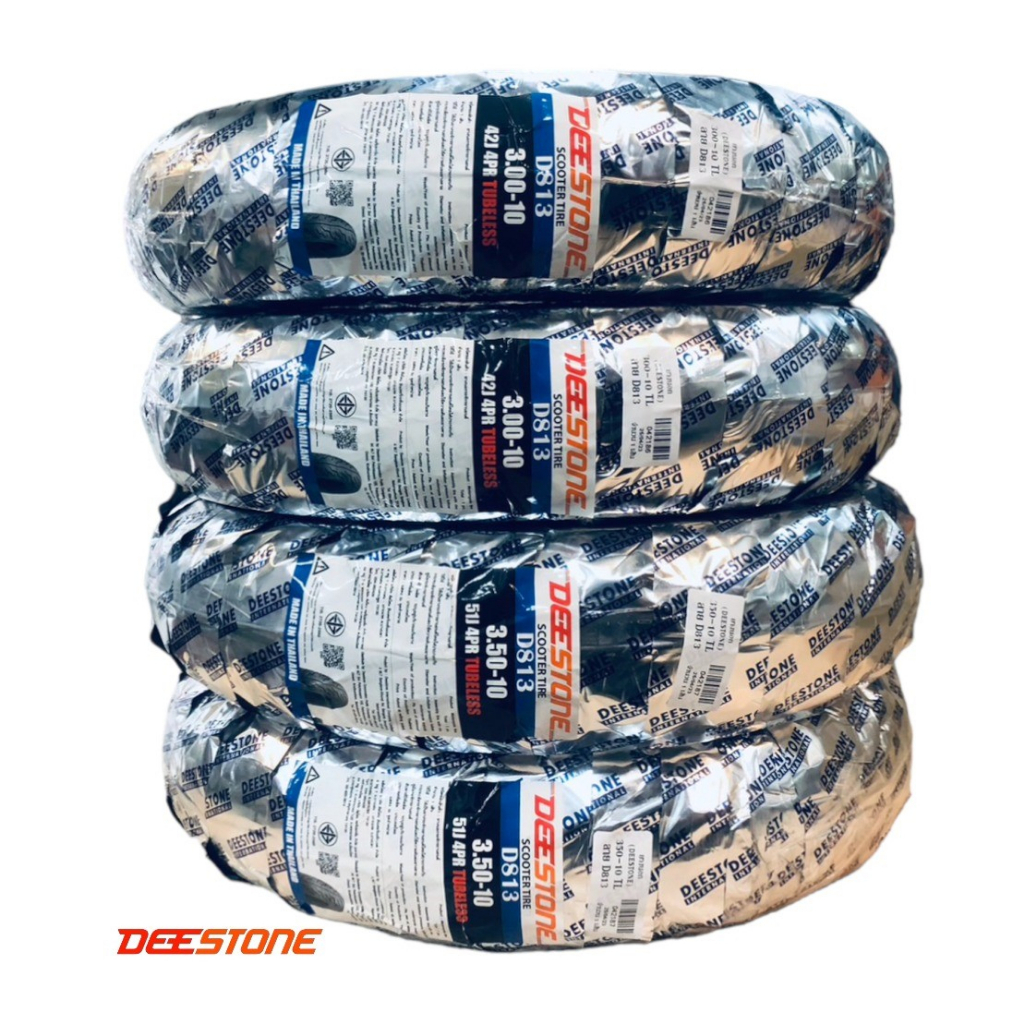 ยางนอก(DEESTONE) 300/350-10 TL ลาย D813 | Shopee Thailand