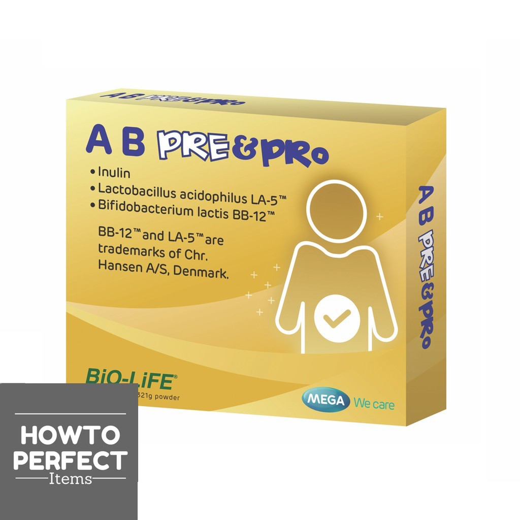 MEGA We Care เมก้า A B Pre&Pro Biotics prebiotic probiotic probiotics ab pre&pro | Shopee Thailand