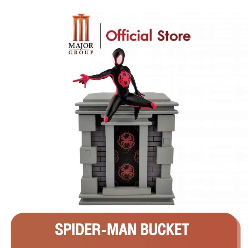 พร้อมส่ง ถังป๊อปคอร์น Spiderman across The spider-verse Tower Box ของ ...