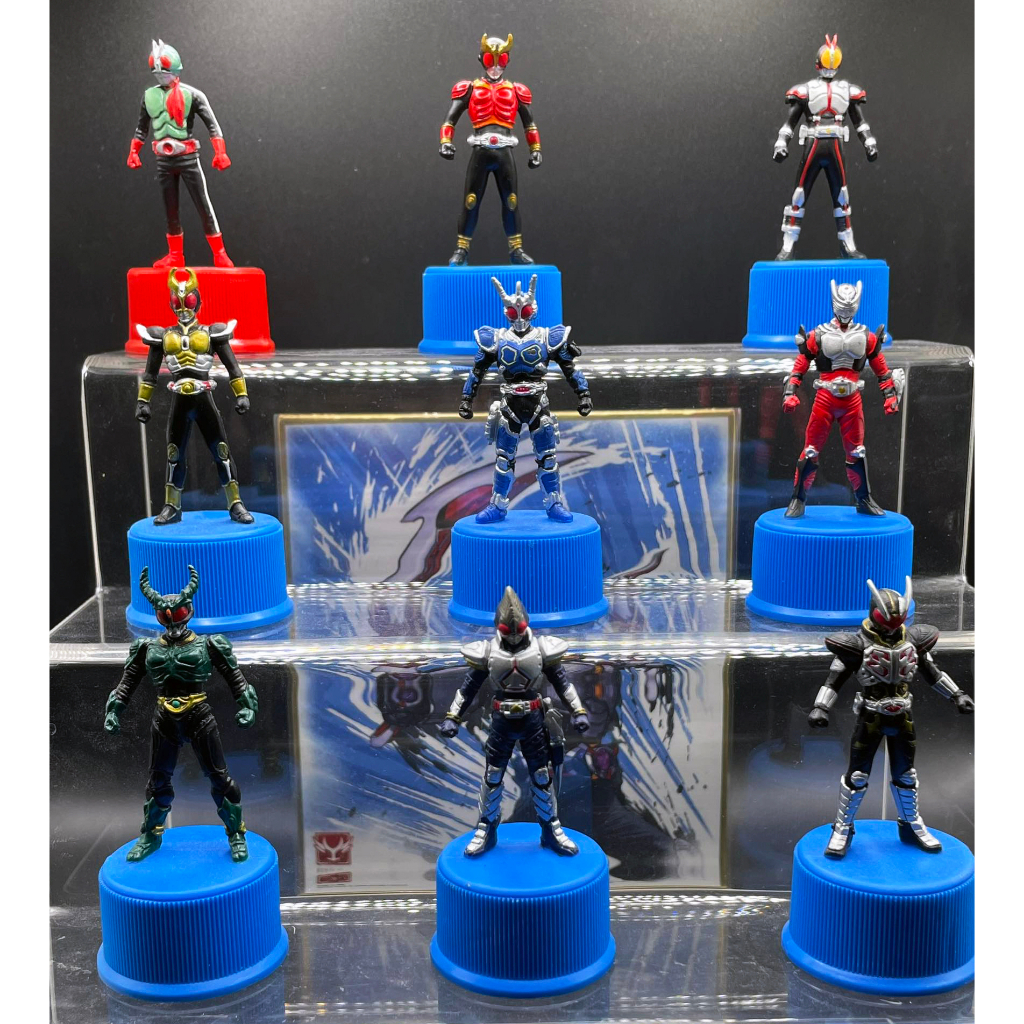 kamen rider faiz ryuki agito pepsi Bottle cap collection โมเดล มาสไร ...