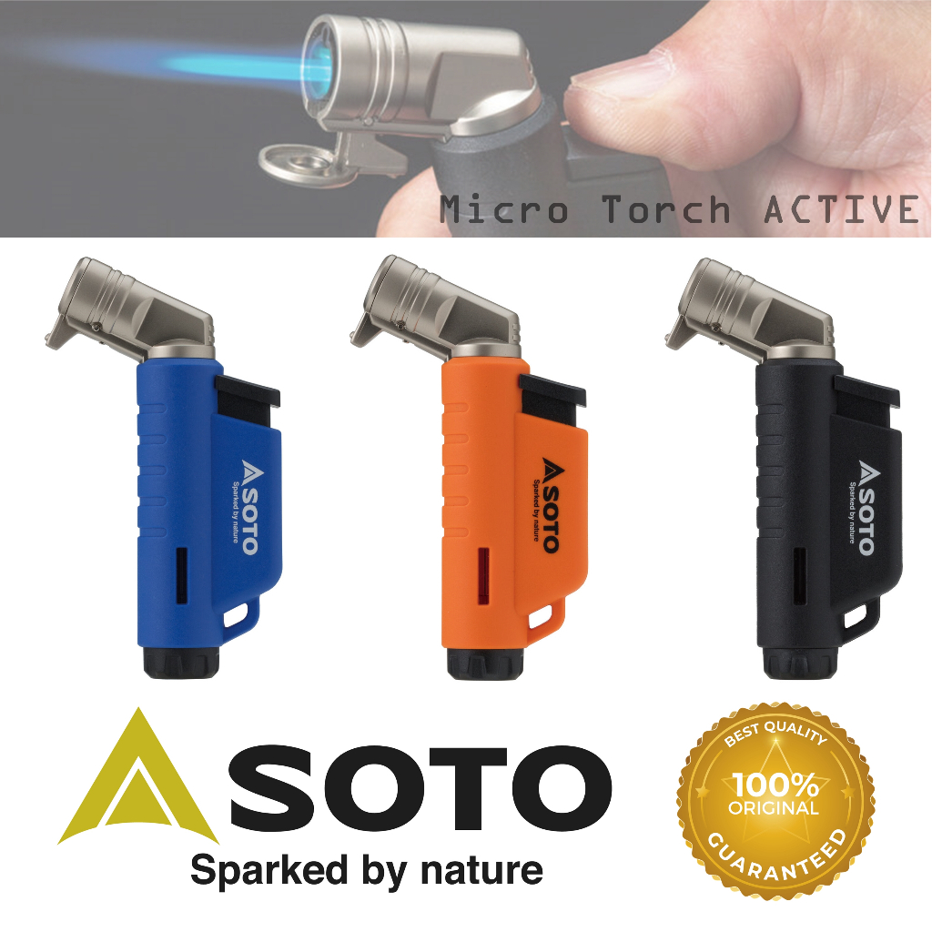 SOTO ST-486 MICRO TORCH ACTIVE *** ไฟฟู่ เติมแก๊สได้ JAPAN DOMESTIC แท้ ...