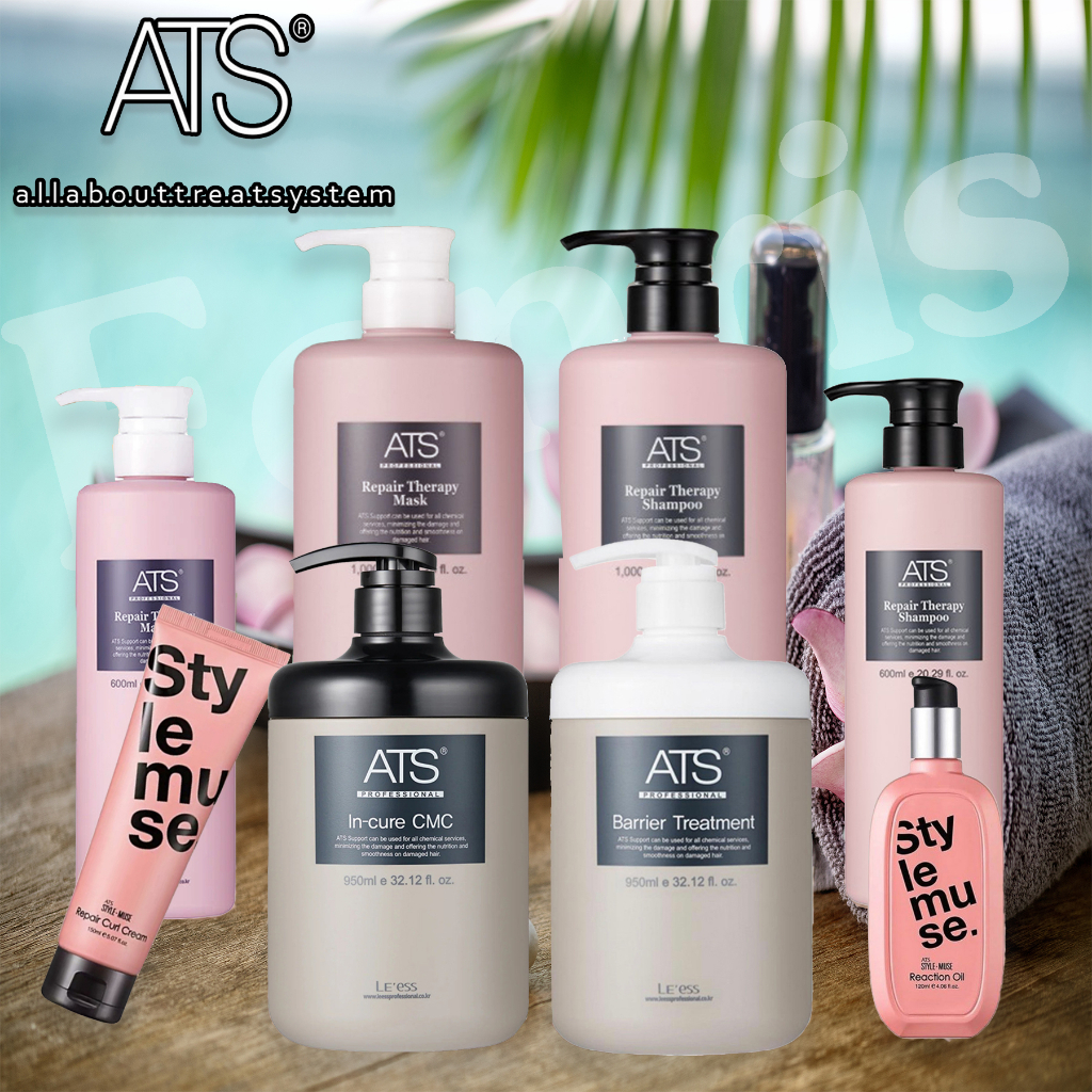 ATS Repair therapy Shampoo mask serum มีขนาด 120 150 600 1000 ML. ของ ...