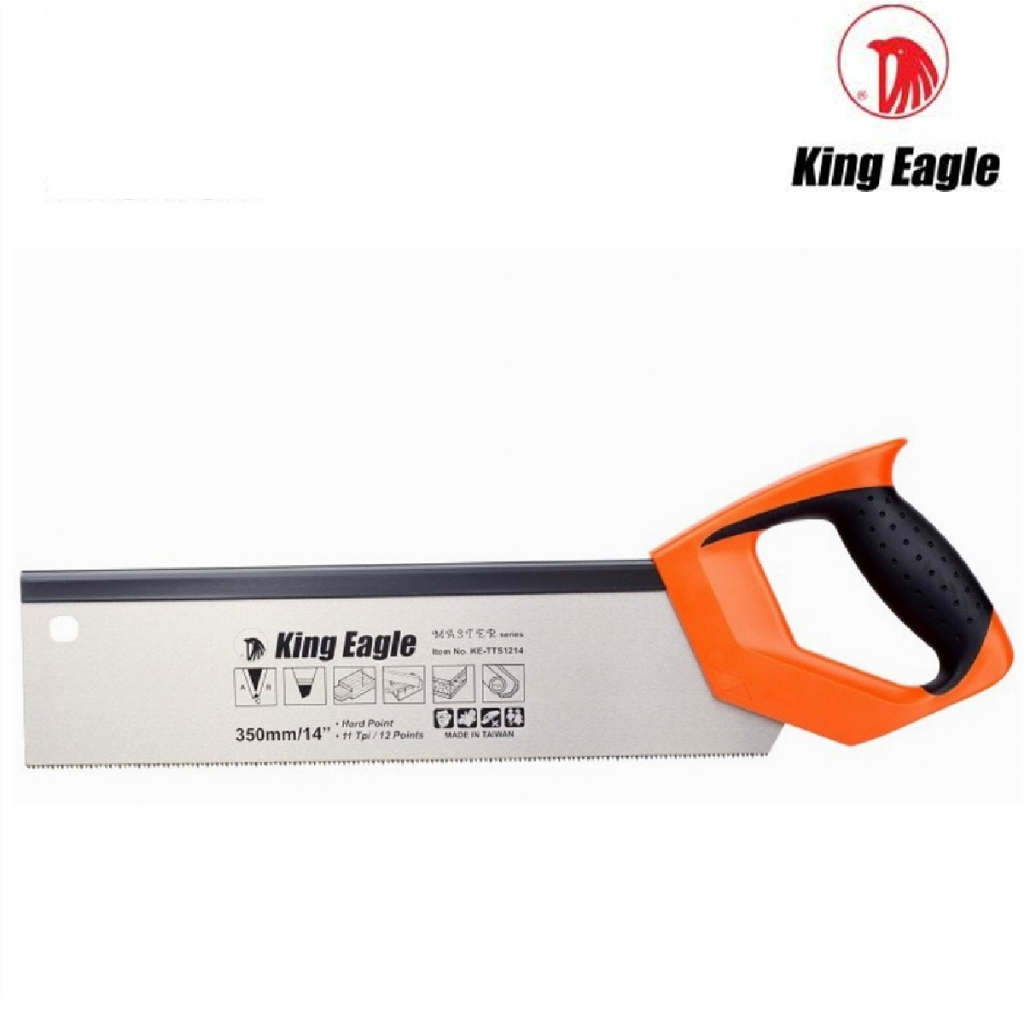 KING EAGLE เลื่อยปังตอ ฟันละเอียด ด้ามปืน ใช้สำหรับไม้เนื้อแข็ง ไม้อัด ...