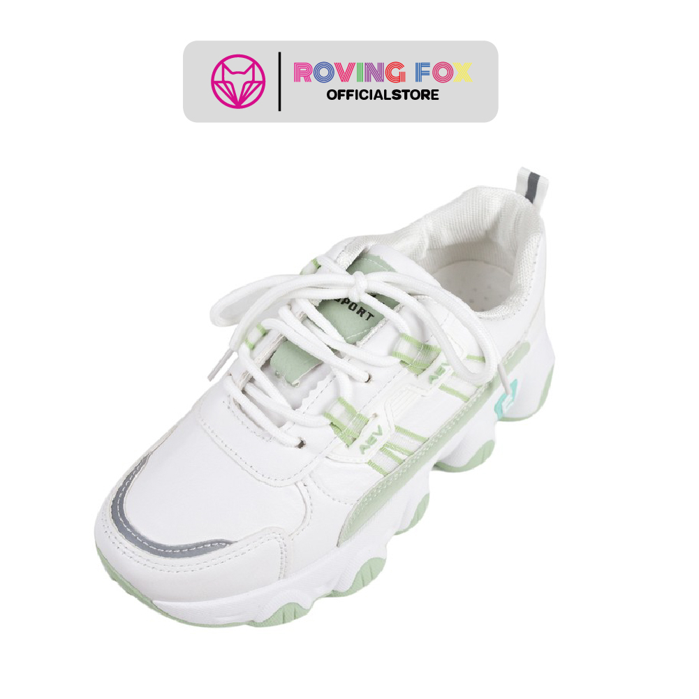 [ Rovingfox sneaker ] รองเท้าผ้าใบผู้หญิง รุ่น RF1957 มี 2 สี | Shopee ...