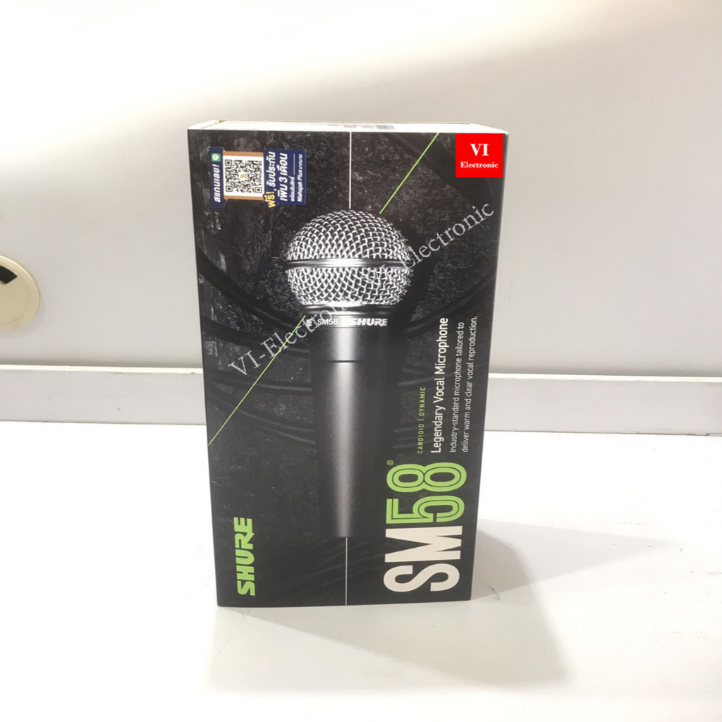 ไมโครโฟน SHURE SM58 ไมสาย Wired Microphone SM58 ไมโครโฟนที่มีทิศทางการ ...