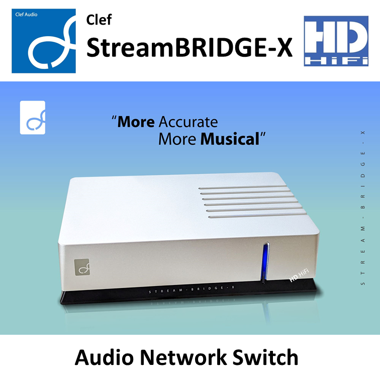 Clef StreamBRIDGE-X Audio Network Switch | Shopee Thailand