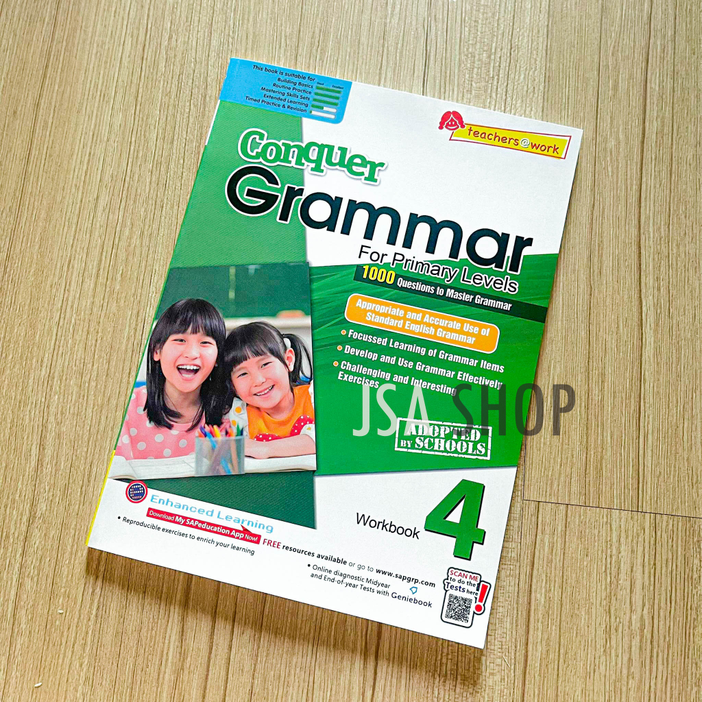 🔥พร้อมส่ง/มีของในไทย🔥หนังสือ Conquer Grammar For primary levels เล่ม 1-6 แบบฝึกหัดภาษาอังกฤษ ...