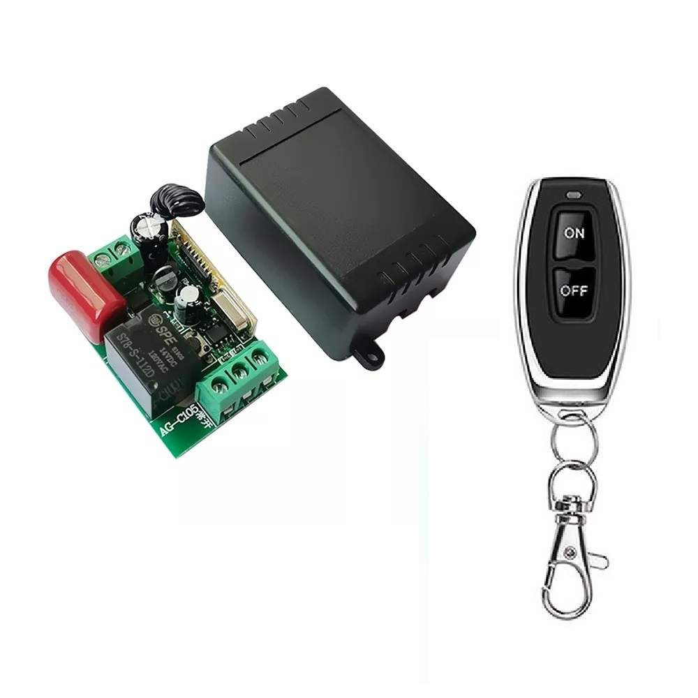 รีโมท 220V 433MHz 1CH สวิตช์ รีโมต ไร้สาย Remote Power Switch GiftStore511 | Shopee Thailand