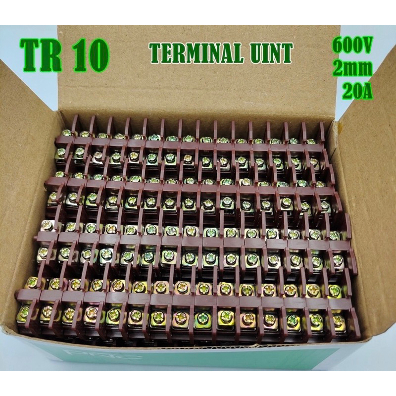 (ราคายกกล่อง มี120ชิ้น)TR 10 TERMINAL UNIT เทอร์มินอลต่อสาย 2สแควมิล | Shopee Thailand