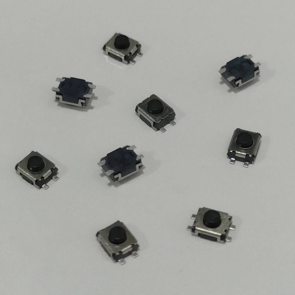 สวิทช์ ปุ่มกด SMD Push Button Switch ไมโครสวิทช์ TACT Switch กดติด-ปล่อยดับ #S4P 3x3.5x2mm (1 ...