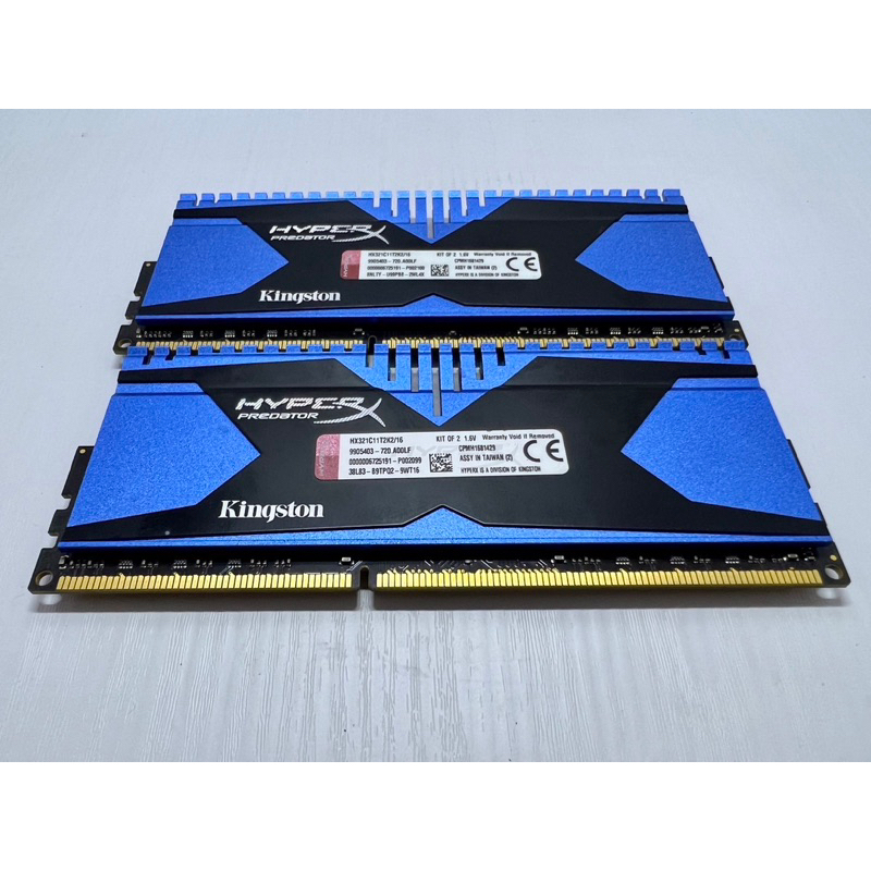 Ram แรม DDR3 16GB ( 8GBX2 ) Kingston Hyperx Predator สภาพสวย มือสอง ...
