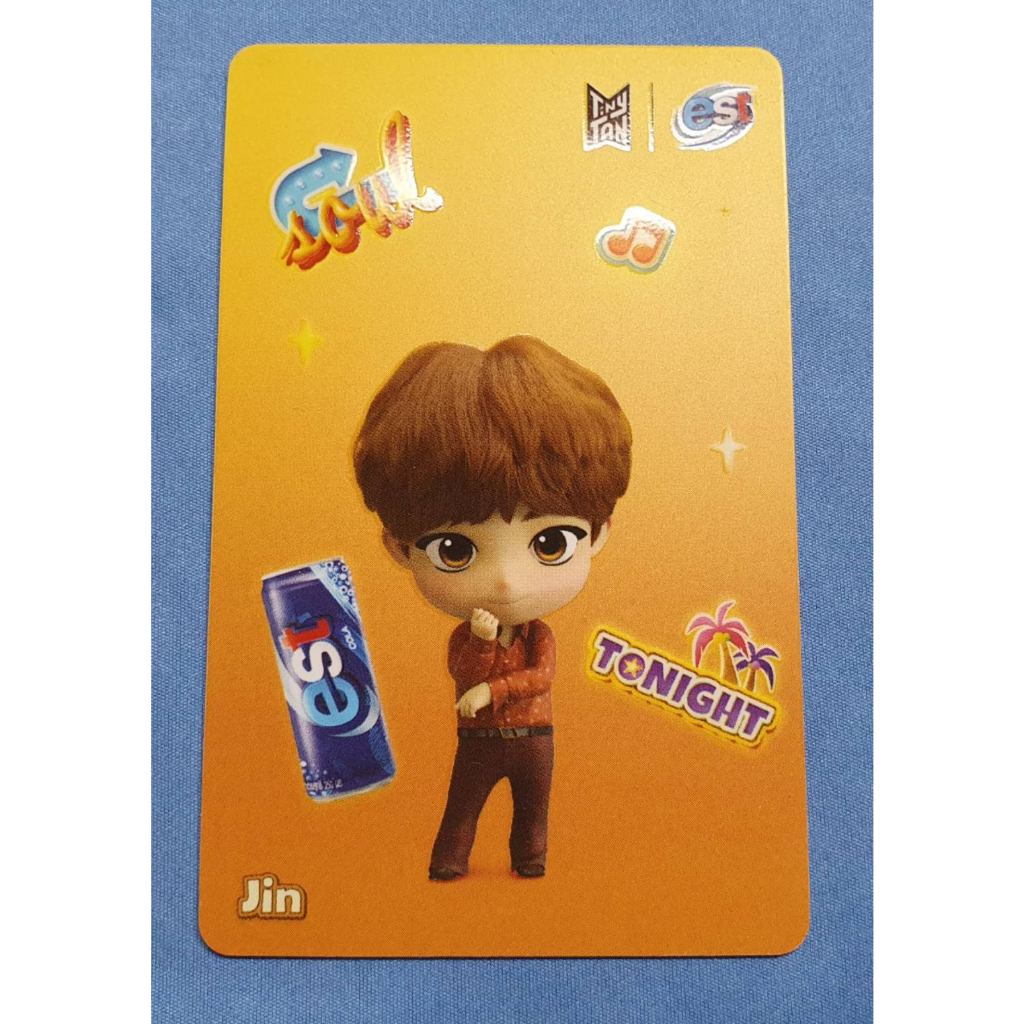 TinyTan x est BTS Limited Jin Card ของแท้ พร้อมส่ง!!!!! มีจำนวนจำกัดจร้า | Shopee Thailand